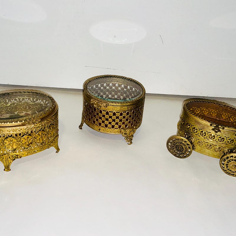 Antique Ormolu Jewelry - Etsy