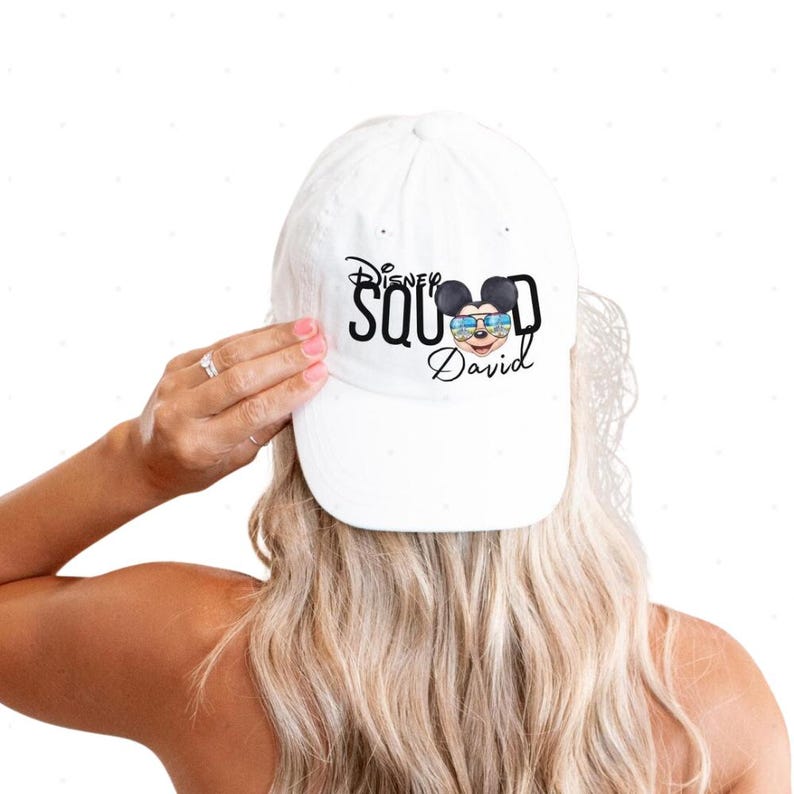 Custom Name Disney Squad 2026 Hat, Personalized Family Disney Trip Caps ...