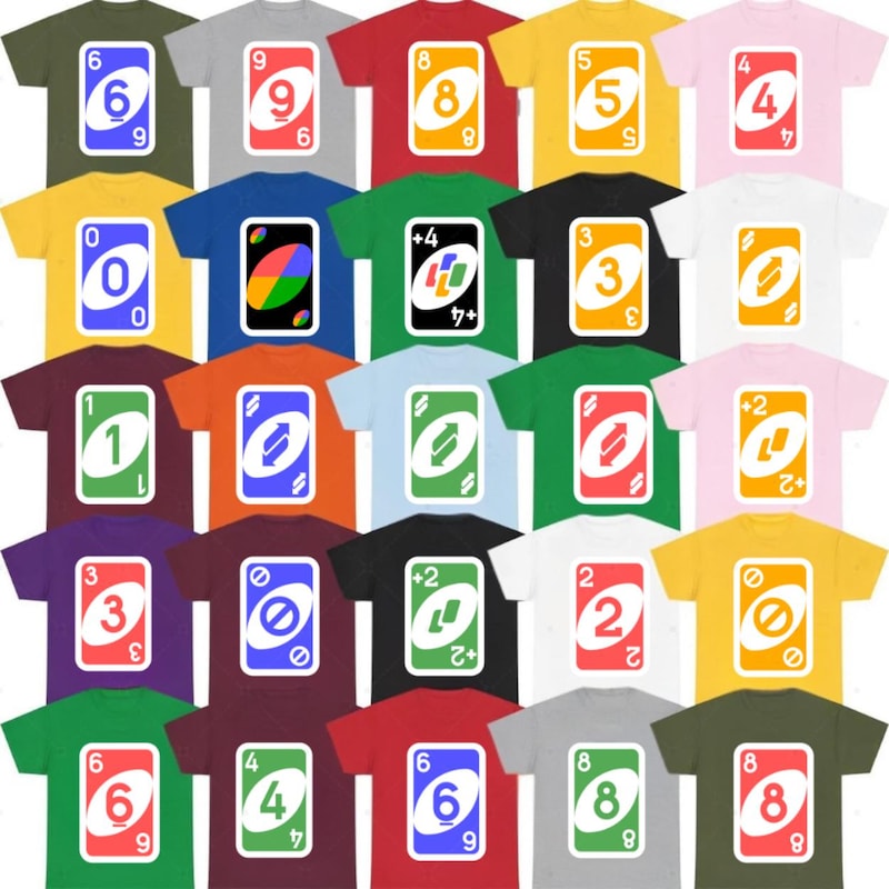 Uno Themed Family Shirts - Etsy