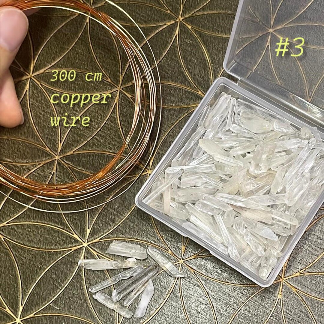 Crystals Points With Copper Wire | DIY Orgonite Making Supplies ...