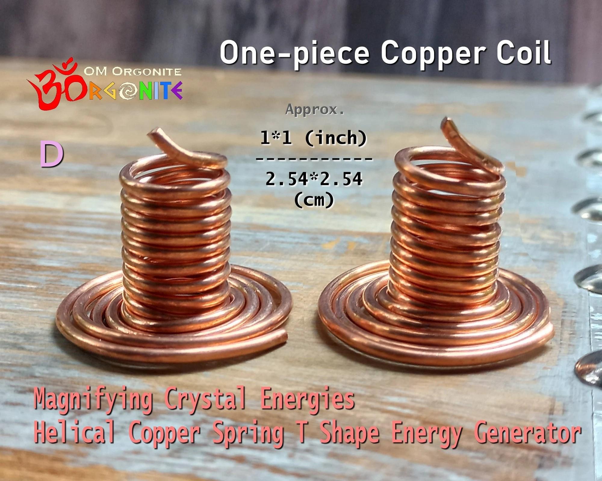 4 Sizes Helical Copper Spring T Shape Energy Generator | Magnifying ...