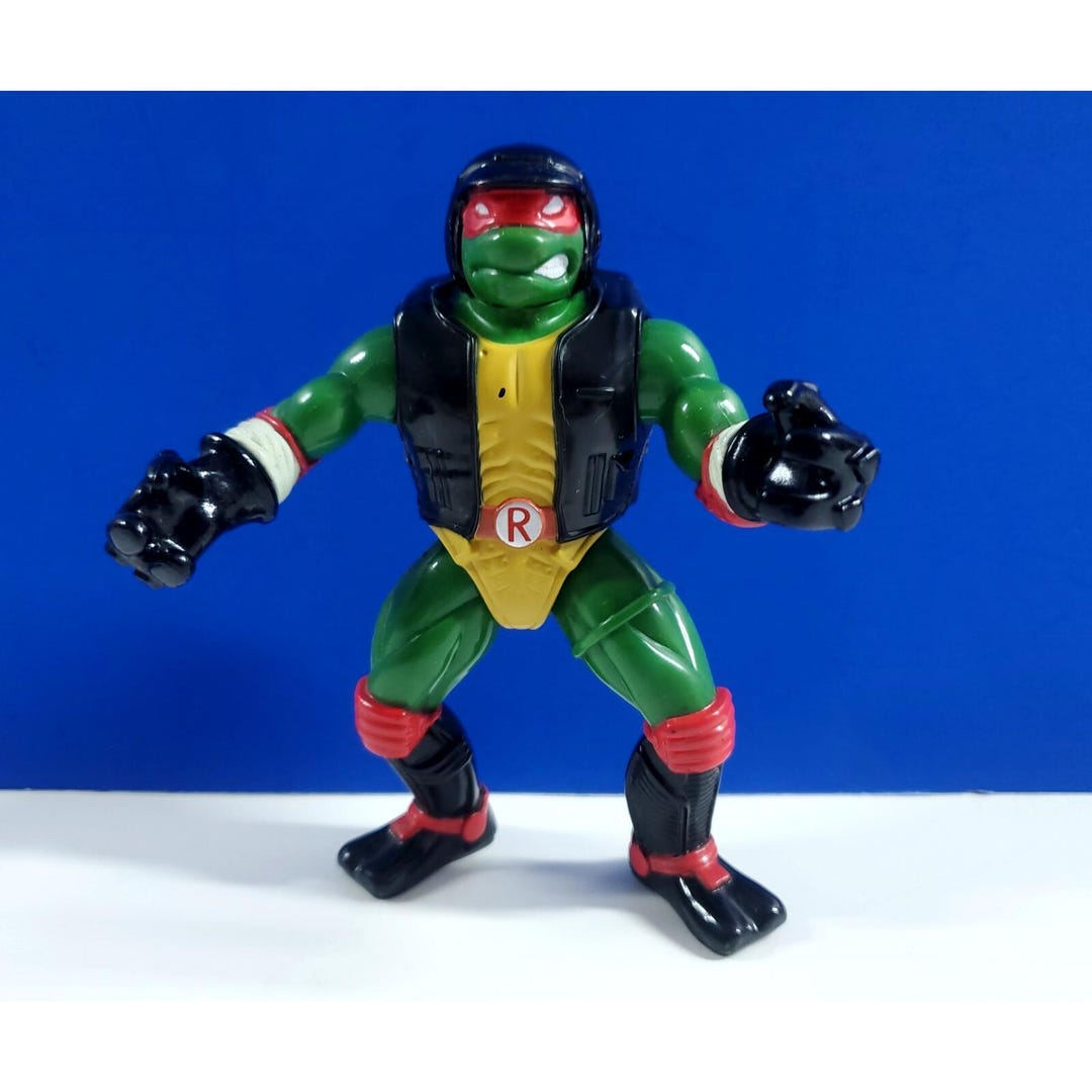 1997 TMNT Teenage Mutant Ninja Turtles Bad Boy Biker Raphael Raph ...