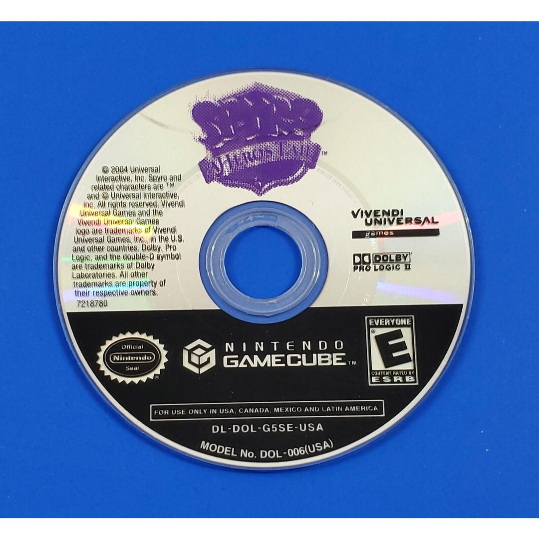 Tested Disc Only Spyro Hero's Tail Nintendo Gamecube 2004 Good Playing ...