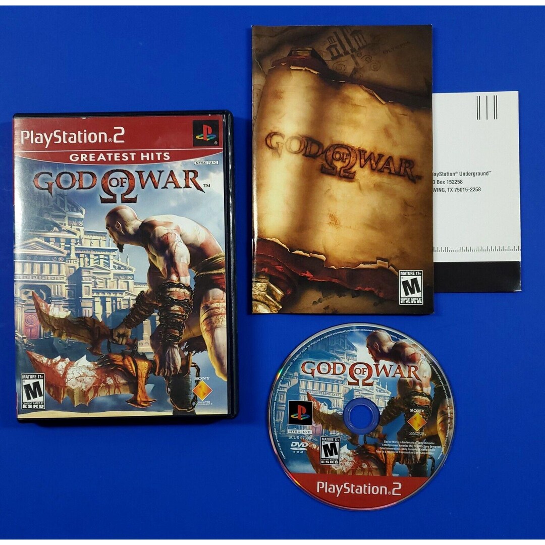 God of War Sony Playstation 2 Greatest Hits PS2 Gow Tested - Etsy