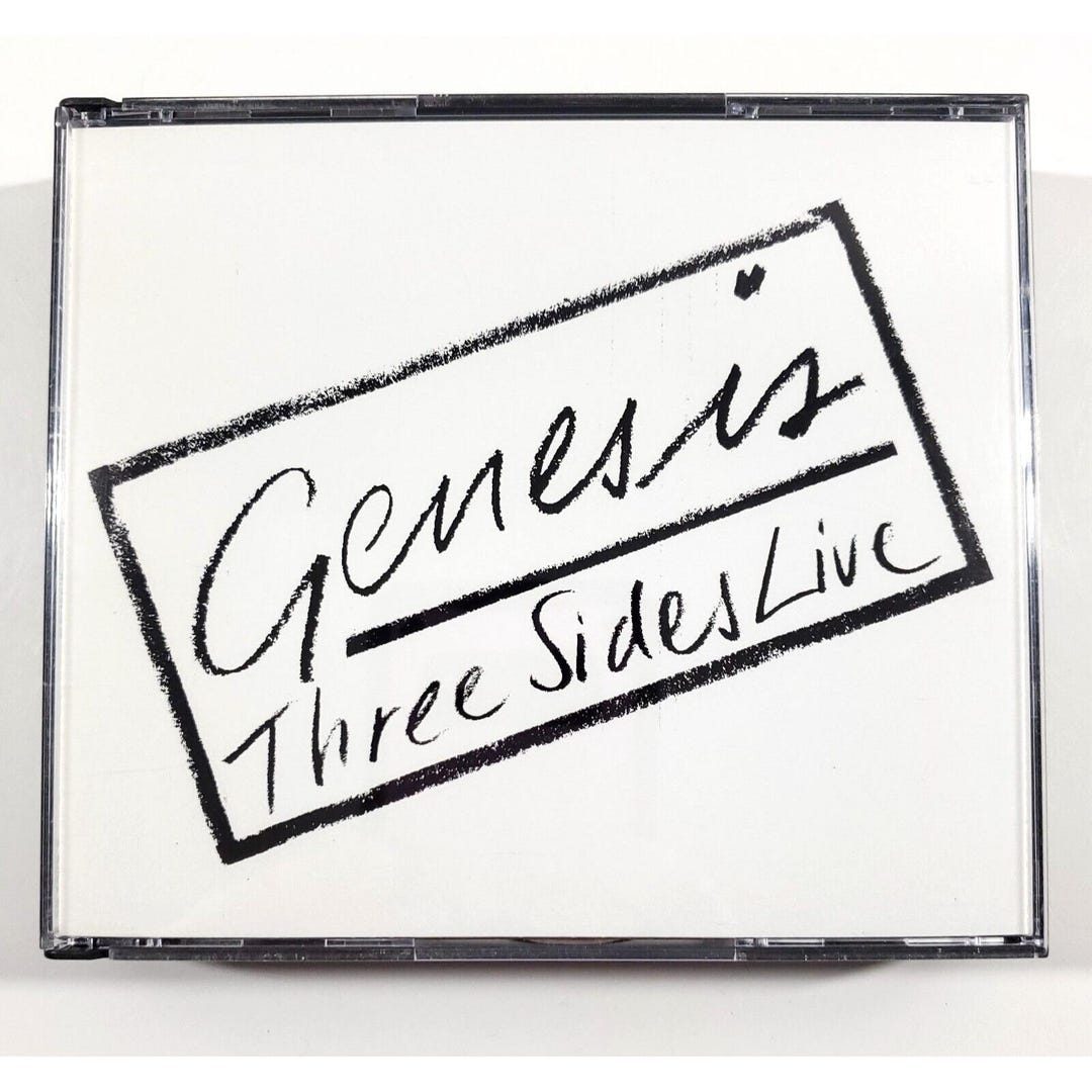 Genesis Three Sides Live CD 1982 Atlantic Records Fatbox Case - Etsy