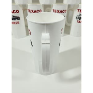 Vintage NOS Texaco Tanker Advertising Super Big Gulp Liter Mug Cup ...