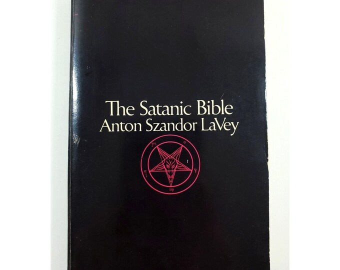 The Satanic Bible Anton Lavey Avon Books 1969 Church of Satan 1st Ed ...
