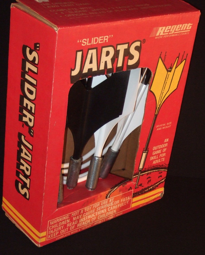 Vintage Regent Slider JARTS Lawn Darts Set in Box Reserved | Etsy