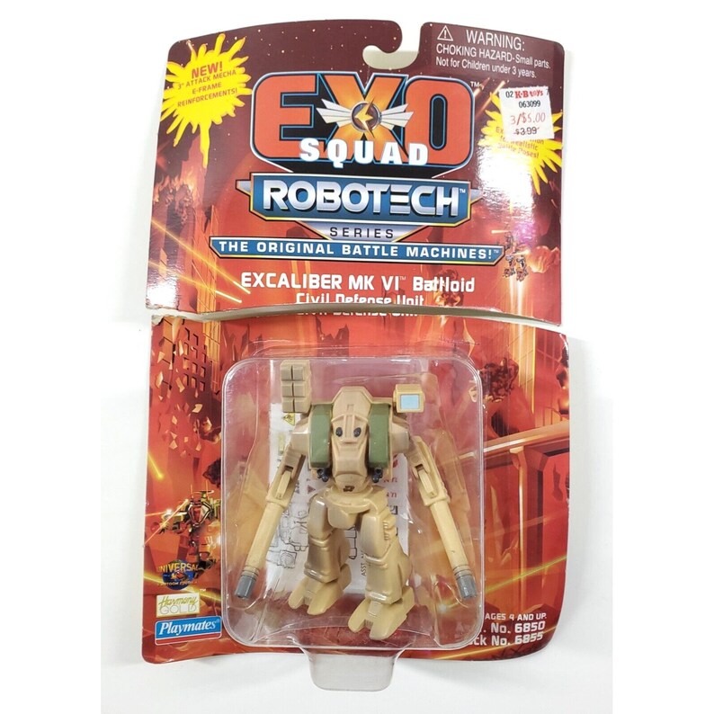 Exo Squad Robotech Spartan Battloid Civ Defense Action Figure 1994 NEW ...