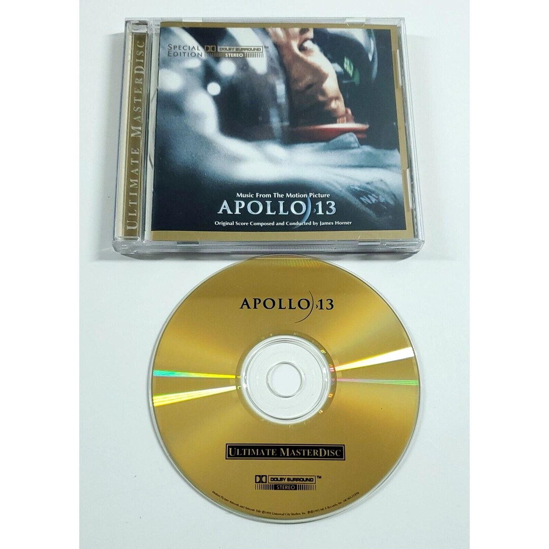 Apollo 13 Original Movie Soundtrack Gold Surround CD James Horner ...