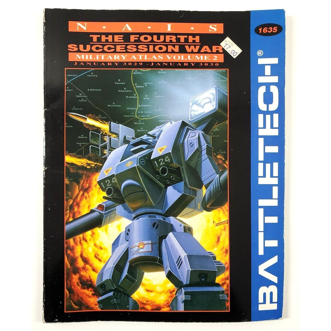 Battletech 1635 NAIS Fourth Succession War Military Atlas Vol 2 RPG ...