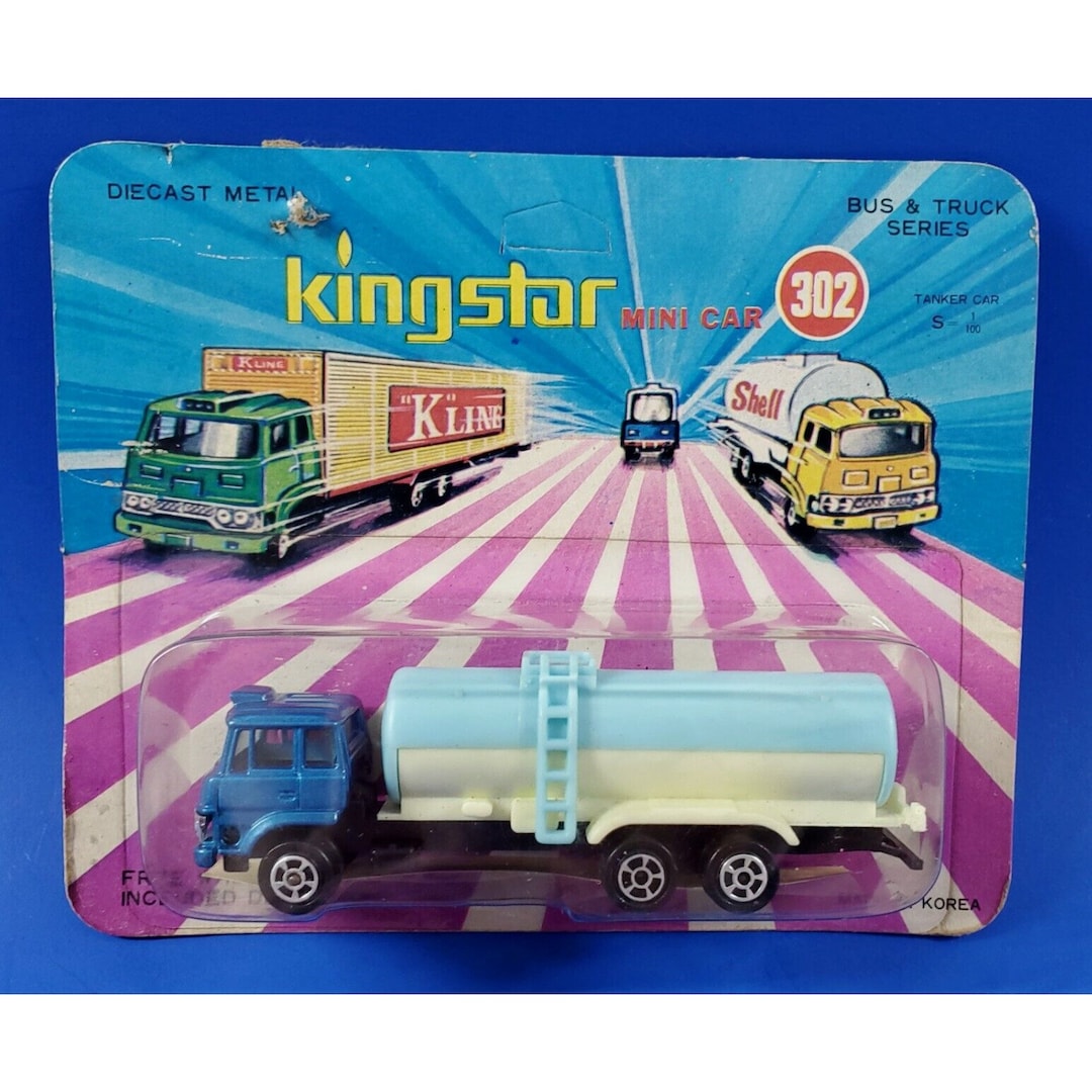 Vintage Kingstar Mini Car Bus Truck Series 302 Shell Tanker Rare ...