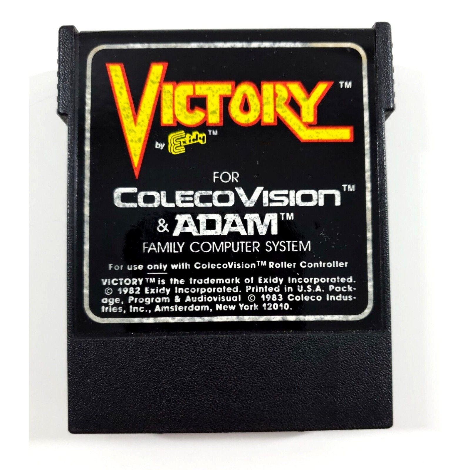 Victory Colecovision Coleco Adam 1983 Video Game Cartridge Cleaned - Etsy