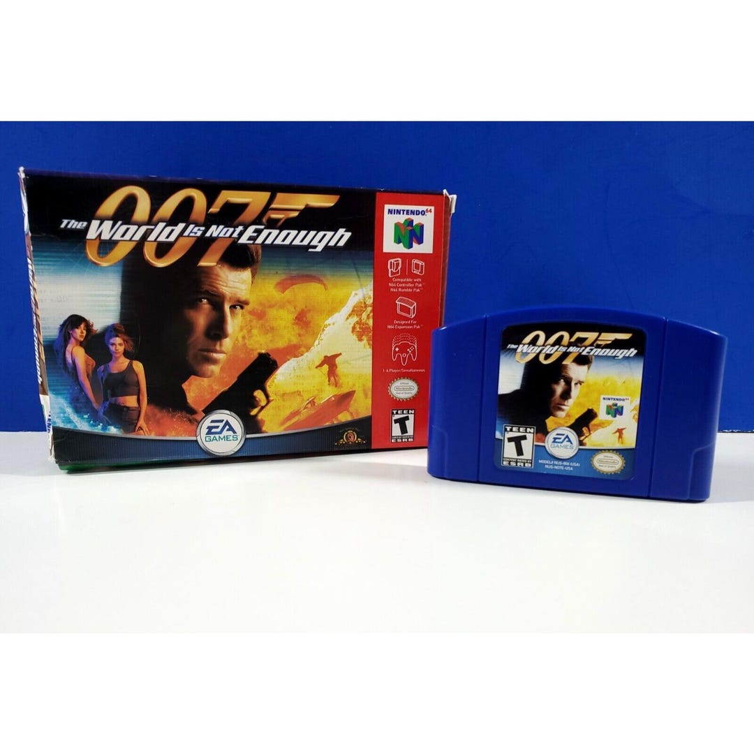 007 the World is Not Enough Nintendo 64 N64 Video Game Cartridge With ...