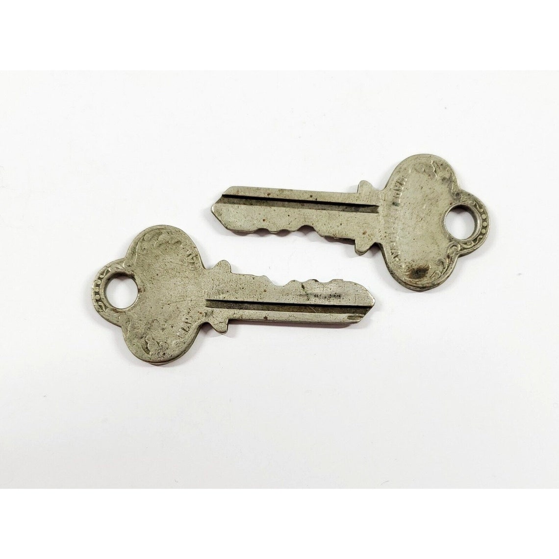 2 Vintage Independent Lock Co ILCO Fitchburg Mass. USA 1001 EB Ornate ...