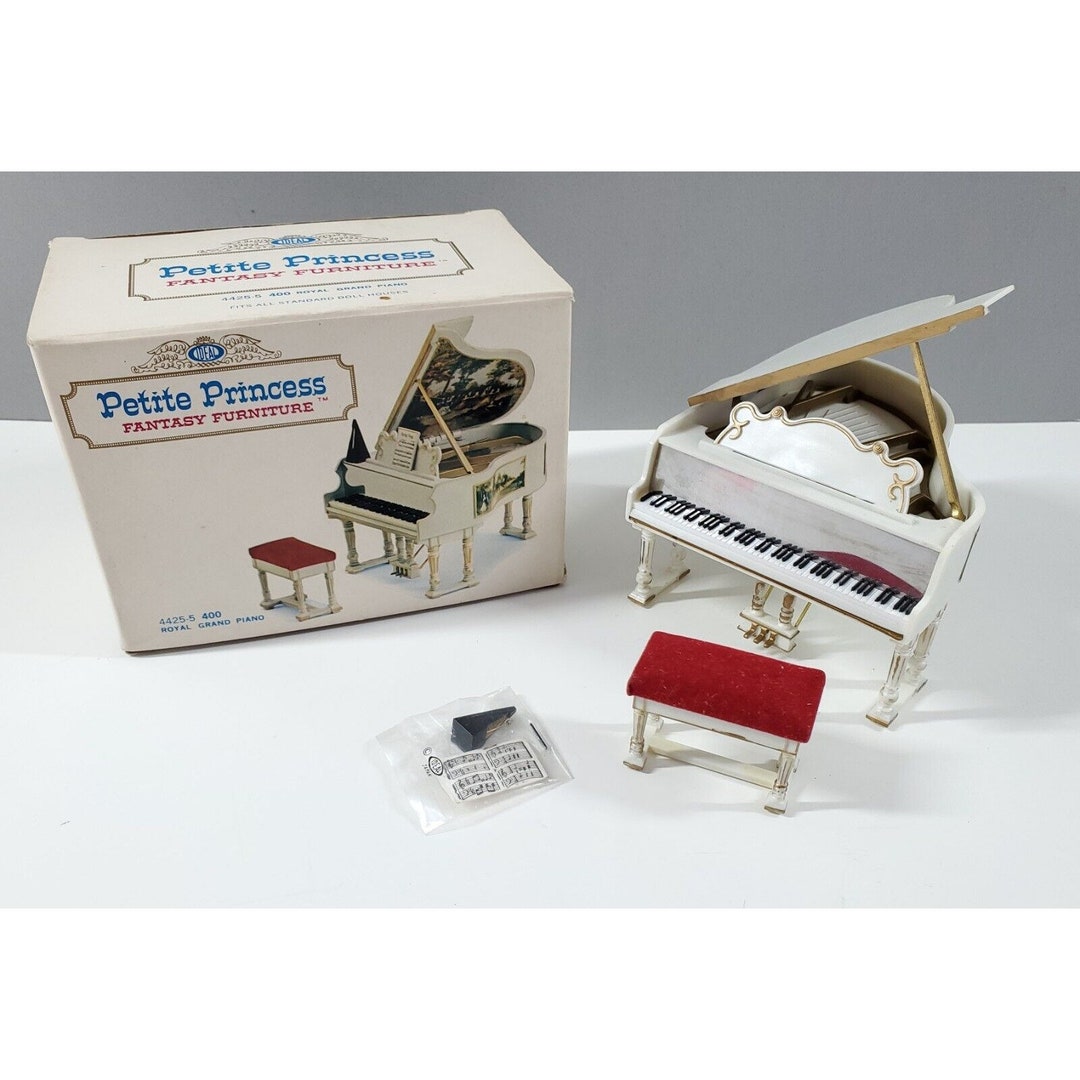 1960s Vintage Ideal Petite Princess Fantasy Furniture Royal Grand Piano ...