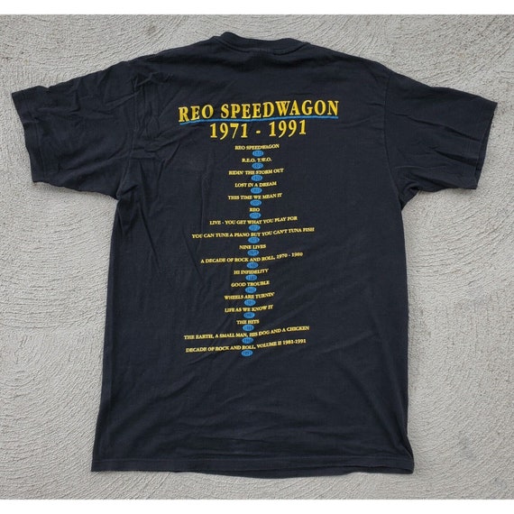 1991 Vintage REO Speedwagon 20th Anniversary Tour Sin… - Gem