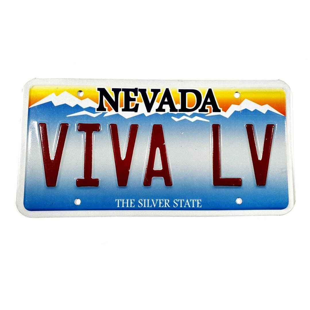 Nevada Viva LV Novelty License Plate Auto Car Tag - Etsy