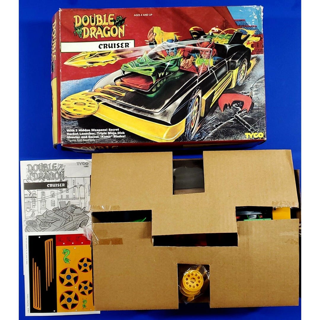 1993 Tyco Double Dragon Cruiser Vehicle Car New Open Box Vintage - Etsy