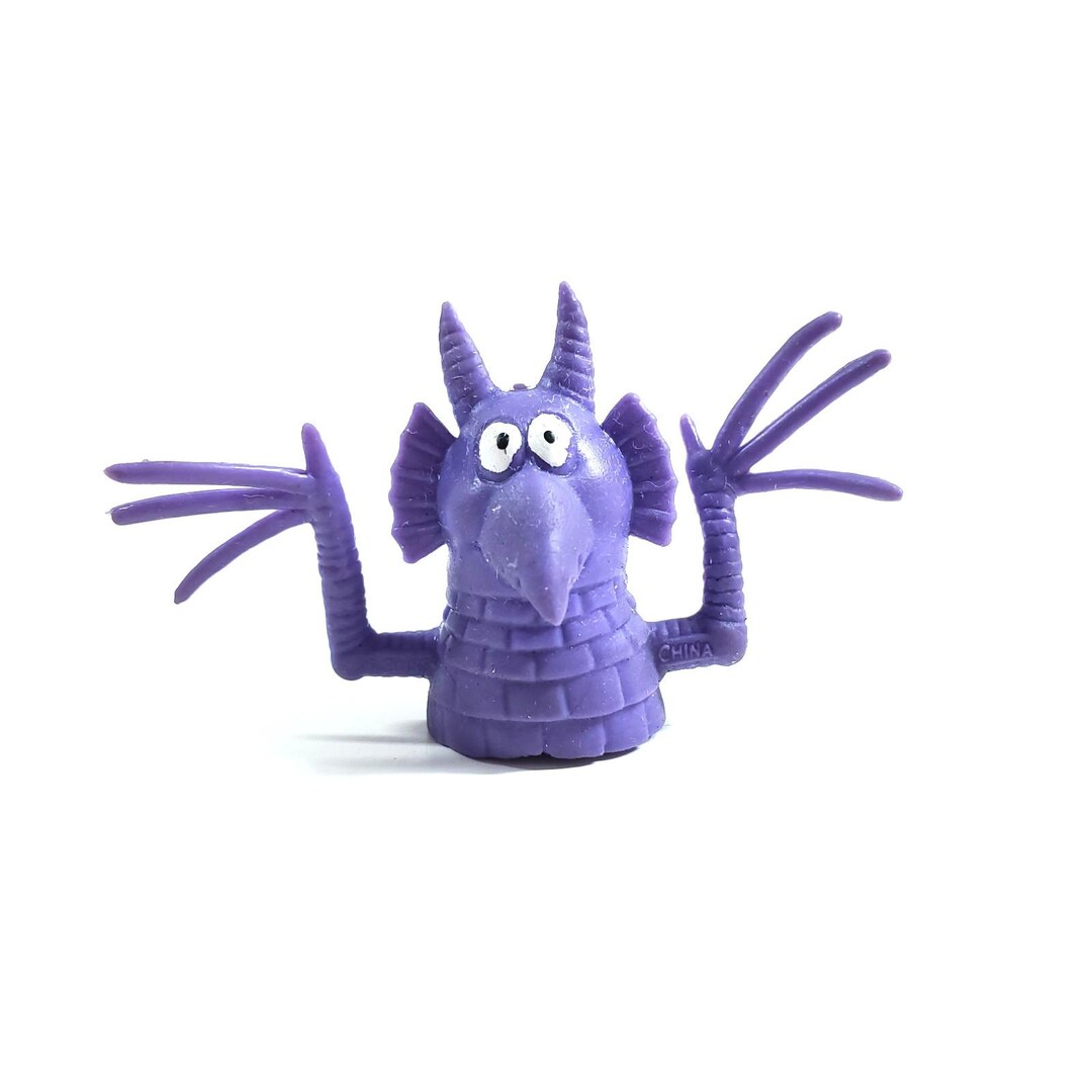Vintage Russ Goonie Goblin Two Faced Ugly Toy Jiggler Monster Finger ...