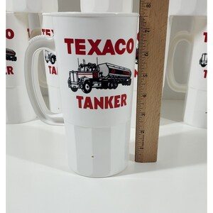 Vintage NOS Texaco Tanker Advertising Super Big Gulp Liter Mug Cup ...