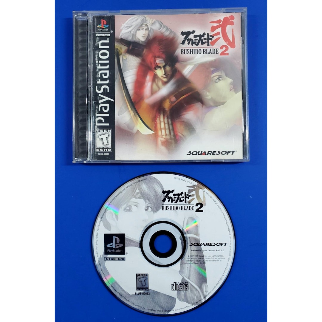 Bushido Blade 2 PS1 Playstation 1 Complete CIB W Registration Card ...