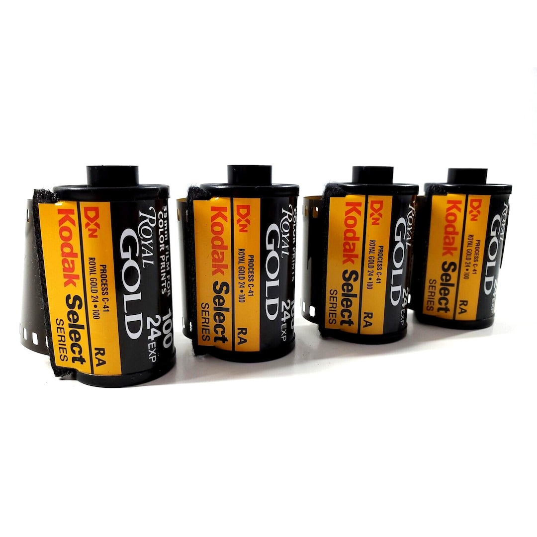 Kodak Royal Gold 100 Color Film Roll 35mm C41 24 Exposures Expired 4 ...