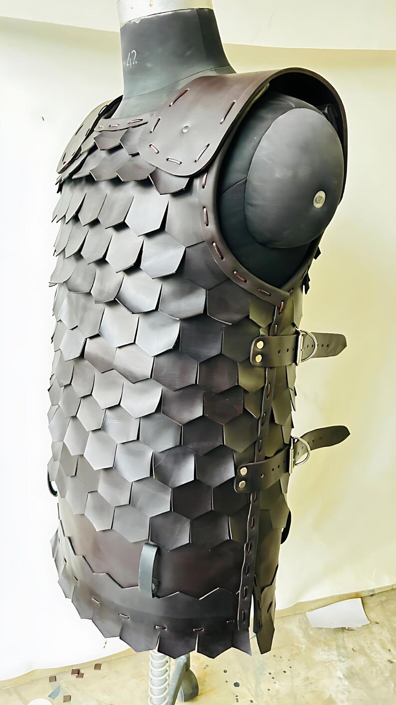 Medieval Chest Body Armor Medieval Leather Solid Halloween Viking ...