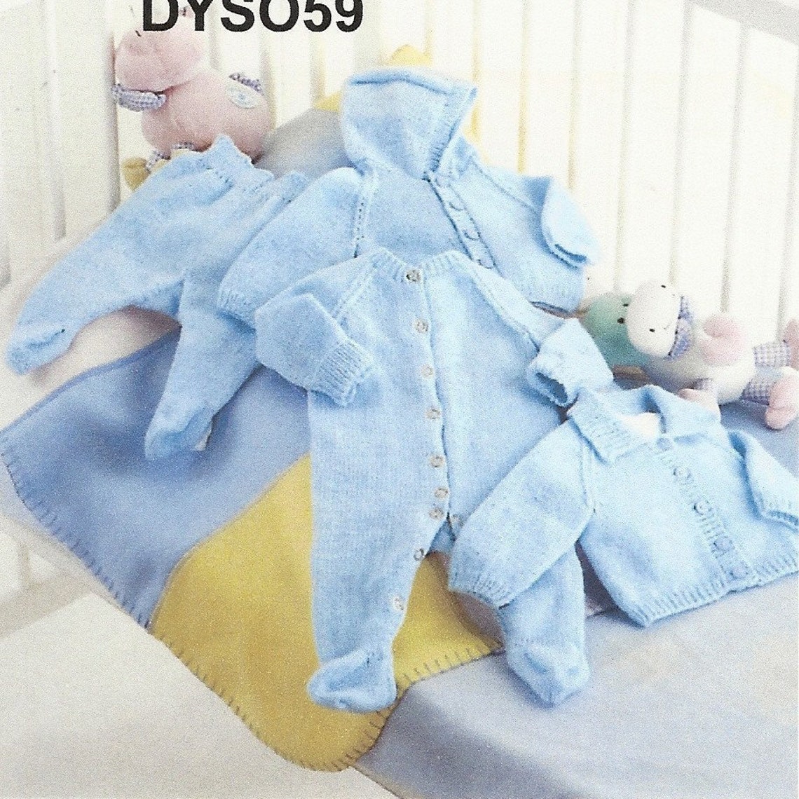 PDF Knitting Pattern Full Set of Baby Clothes. - Etsy