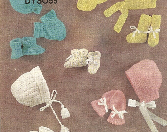 PDF Knitting and Crochet Pattern Robin Baby Hats Mitten - Etsy