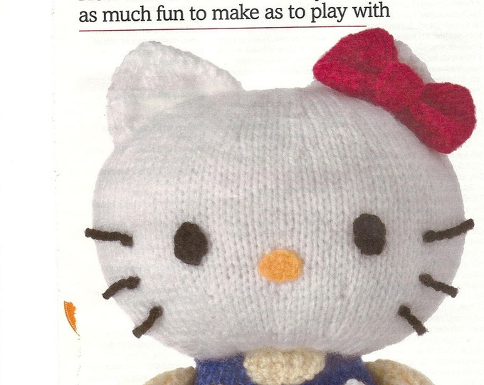 Knitting Pattern Hello Kitty Toy . - Etsy