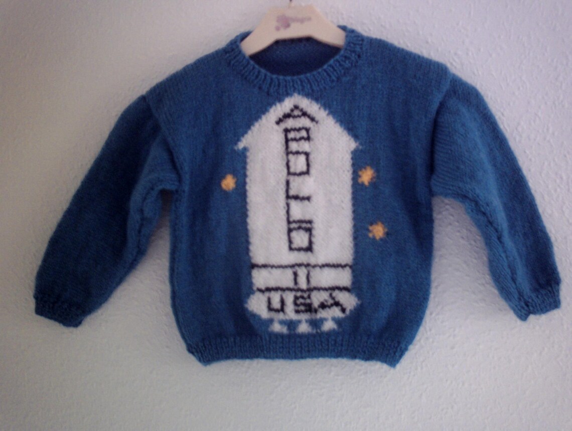 Knitting Pattern Apollo Sweater From the Shining Child Sizes. - Etsy