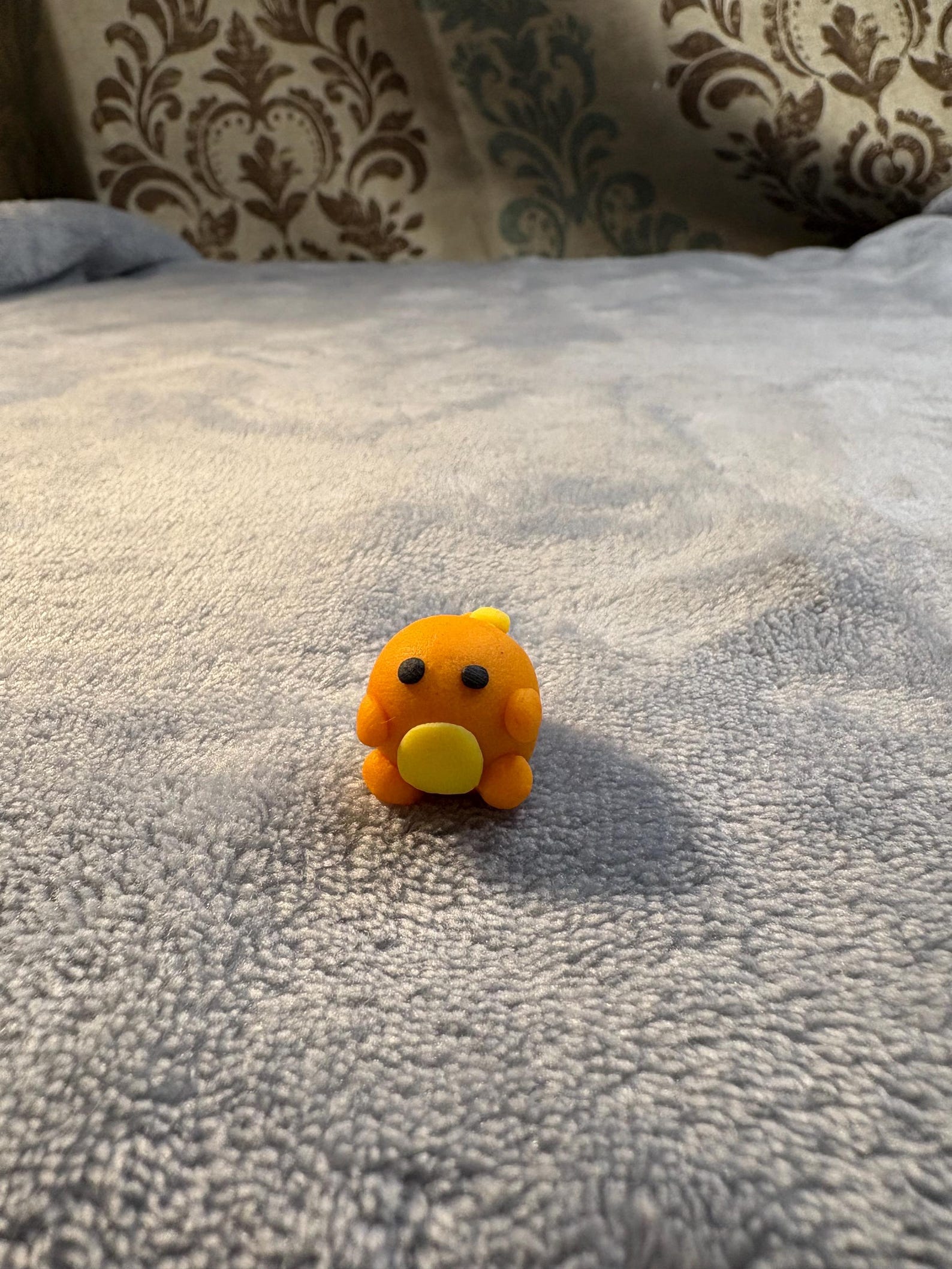Pokemon Charmander Clay Miniature Figurine, Hand Made Hand Painted Desk ...