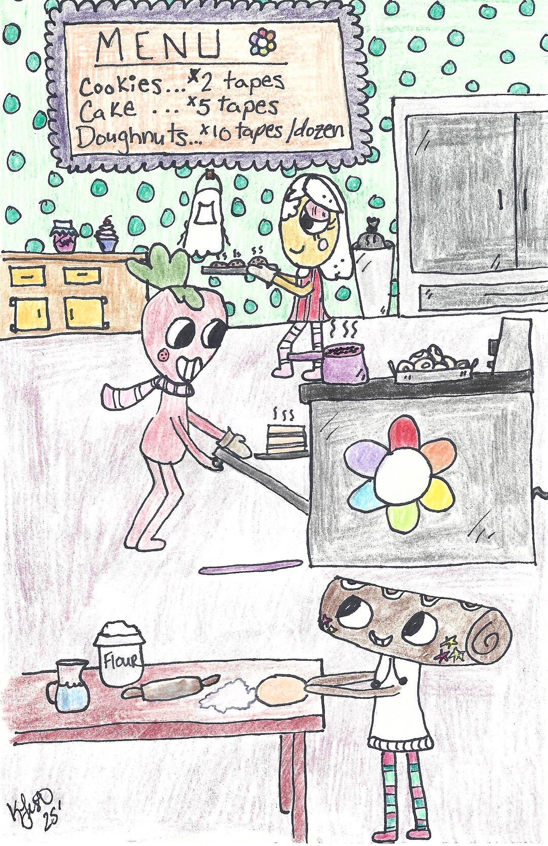 Dandy's World Kitchen Original Art Print, Cosmo Sprout Ginger Toons ...