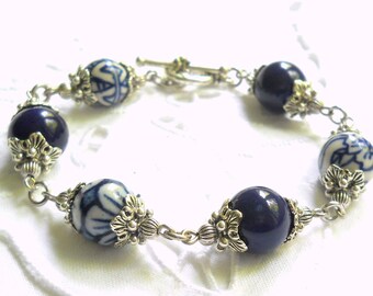 Delft Blue Bracelet | Etsy