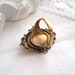 Red Victorian Ring Red Faceted Ring Victorian Jewelry - Etsy