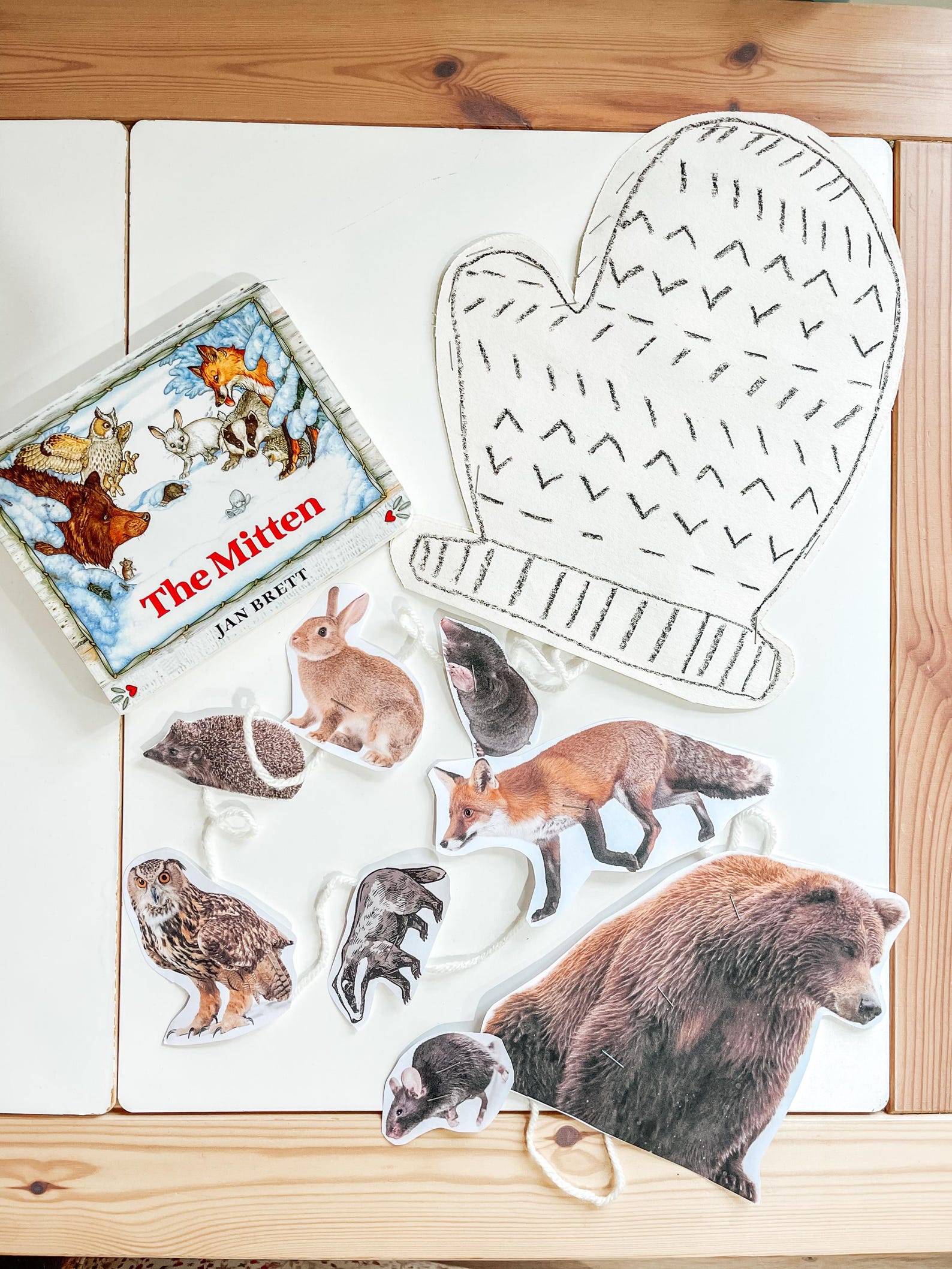 The Mitten Activities | Jan Brett Preschool & Kindergarten Literacy ...