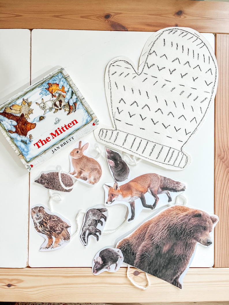 The Mitten Activities | Jan Brett Preschool & Kindergarten Literacy ...