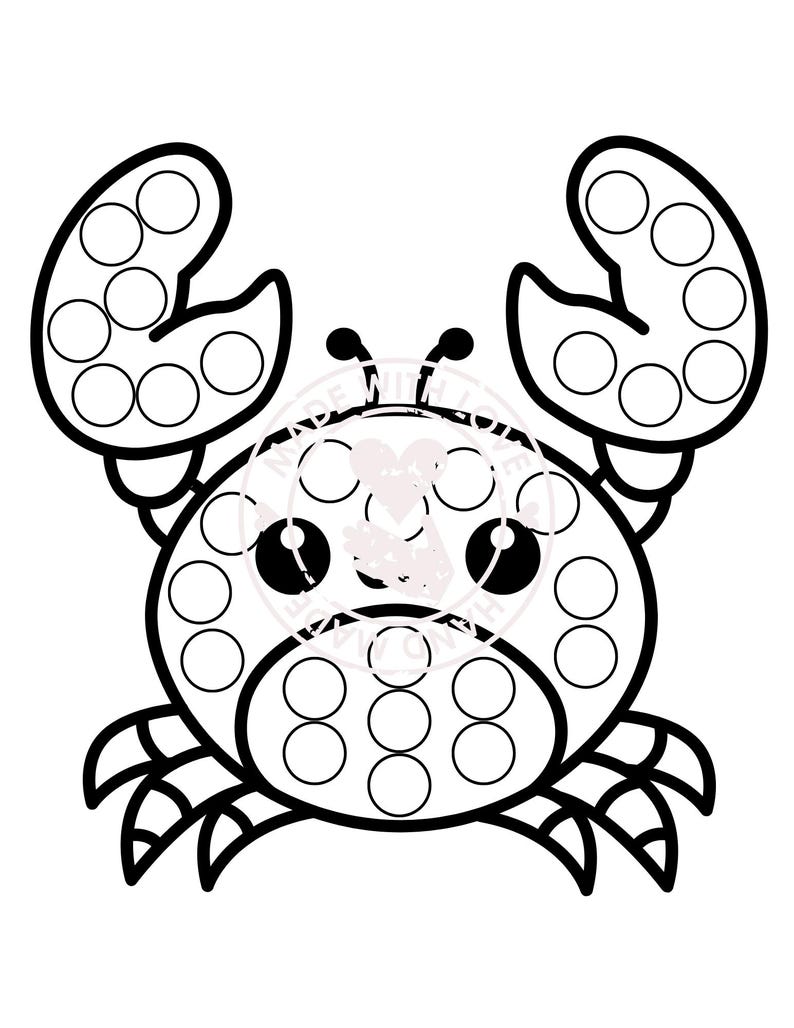 Animal Dot Art Printables | Preschool Toddler Activity (digital ...