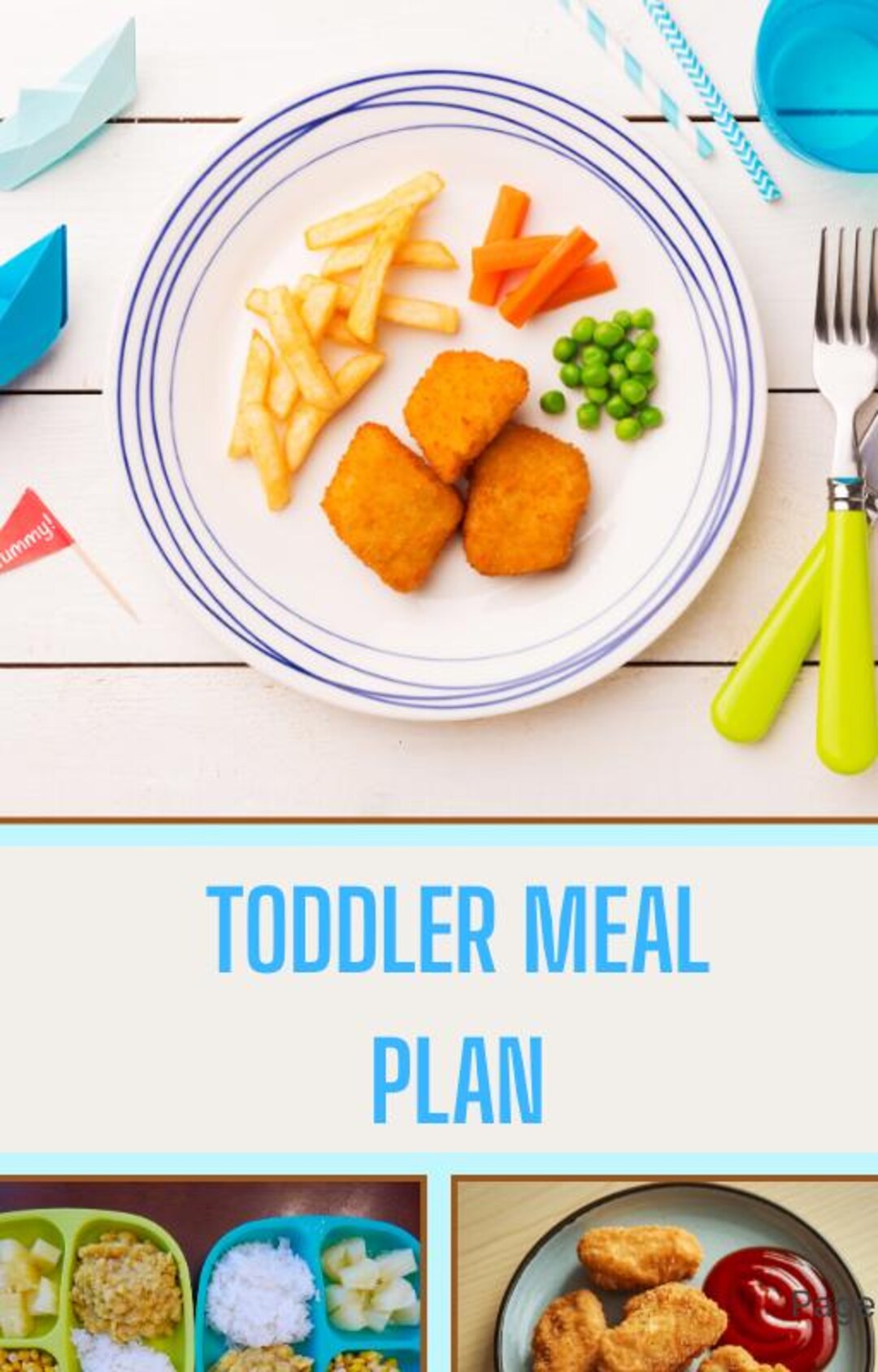 Toddler Meal Plan Printable | 5 Week No-prep Meal Planner for Picky ...