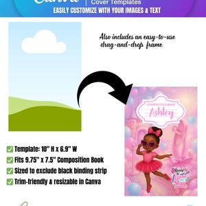 20+ Editable Composition Book Cover Canva Templates | Mega Bundle | 9. ...