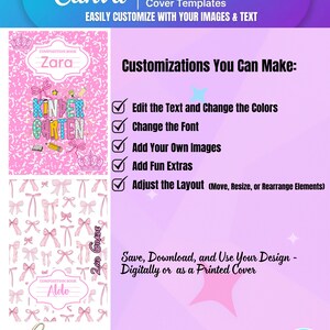 20+ Editable Composition Book Cover Canva Templates | Mega Bundle | 9. ...