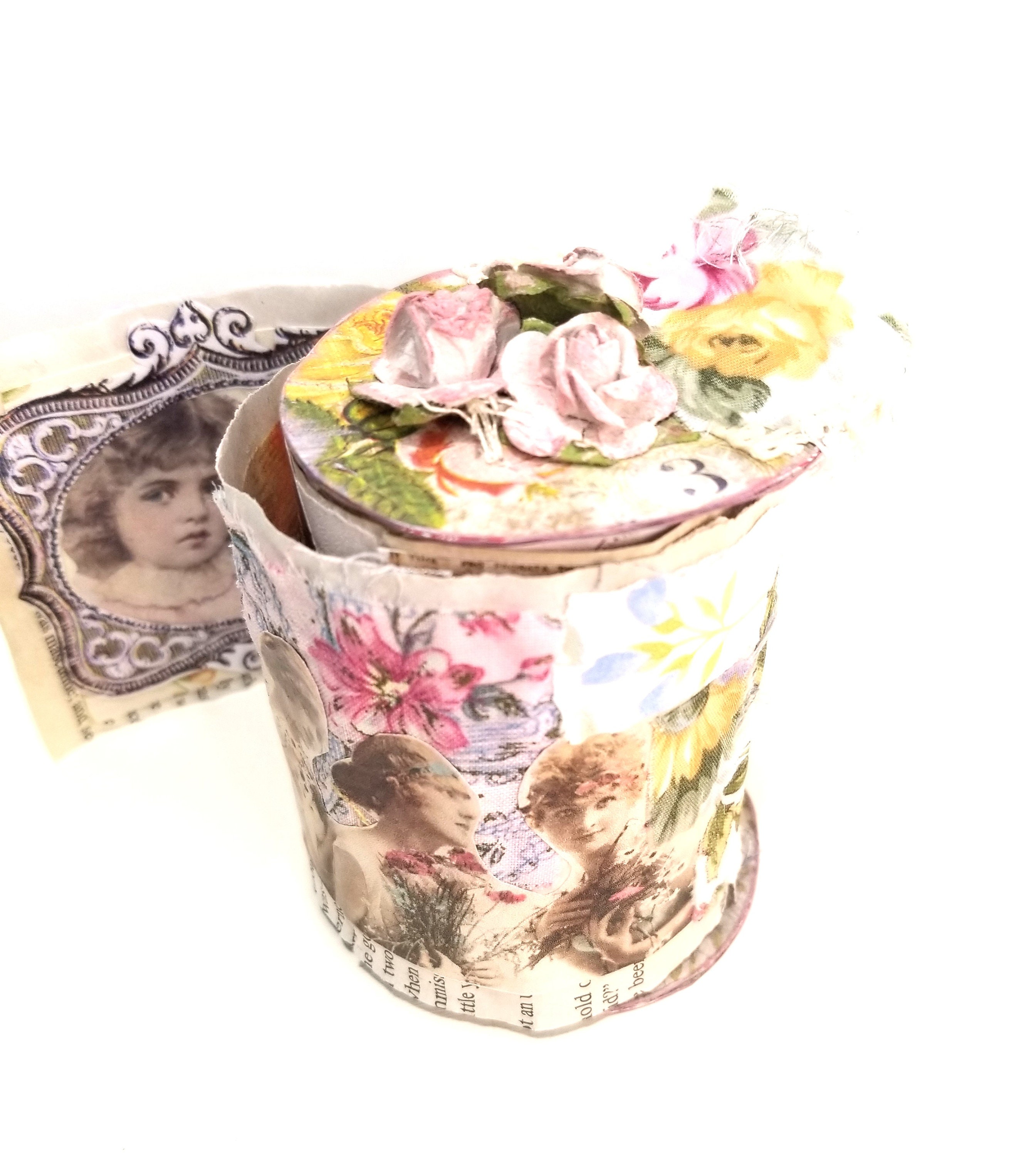 Collaged Paper Snippet Strip With Victorian Imagery Snippet Roll ...