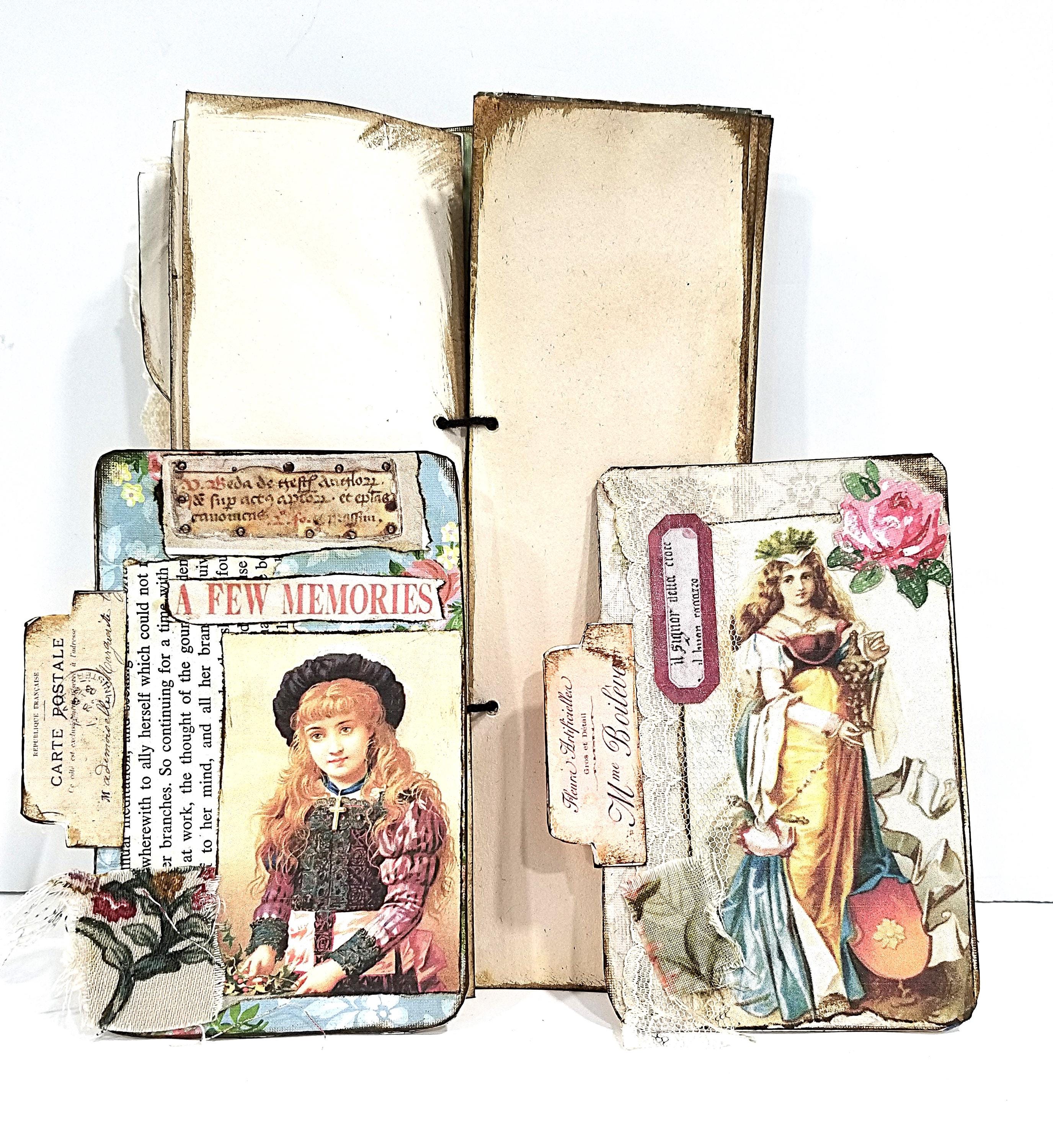 Handmade Junk Journal - Rustic French Design Notebook - Etsy