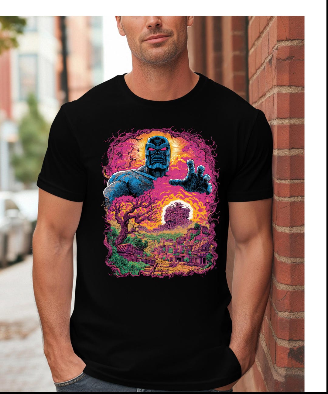 Retro Comic Book Villain T-shirt | Jack Kirby Style, Sci-fi Tee - Etsy ...