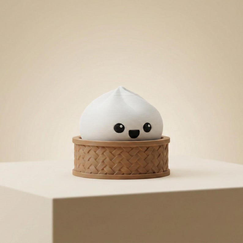Custom Face Bao Bun Fidget Clicker Keychain • Silent or Clicky Switch ...