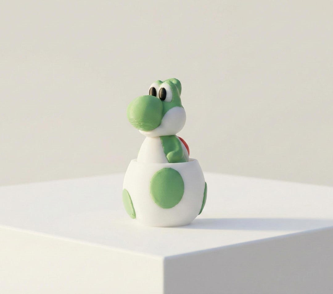 Yoshi Fidget Clicker Keychain, Green 3D Printed Mechanical Switch Toy ...