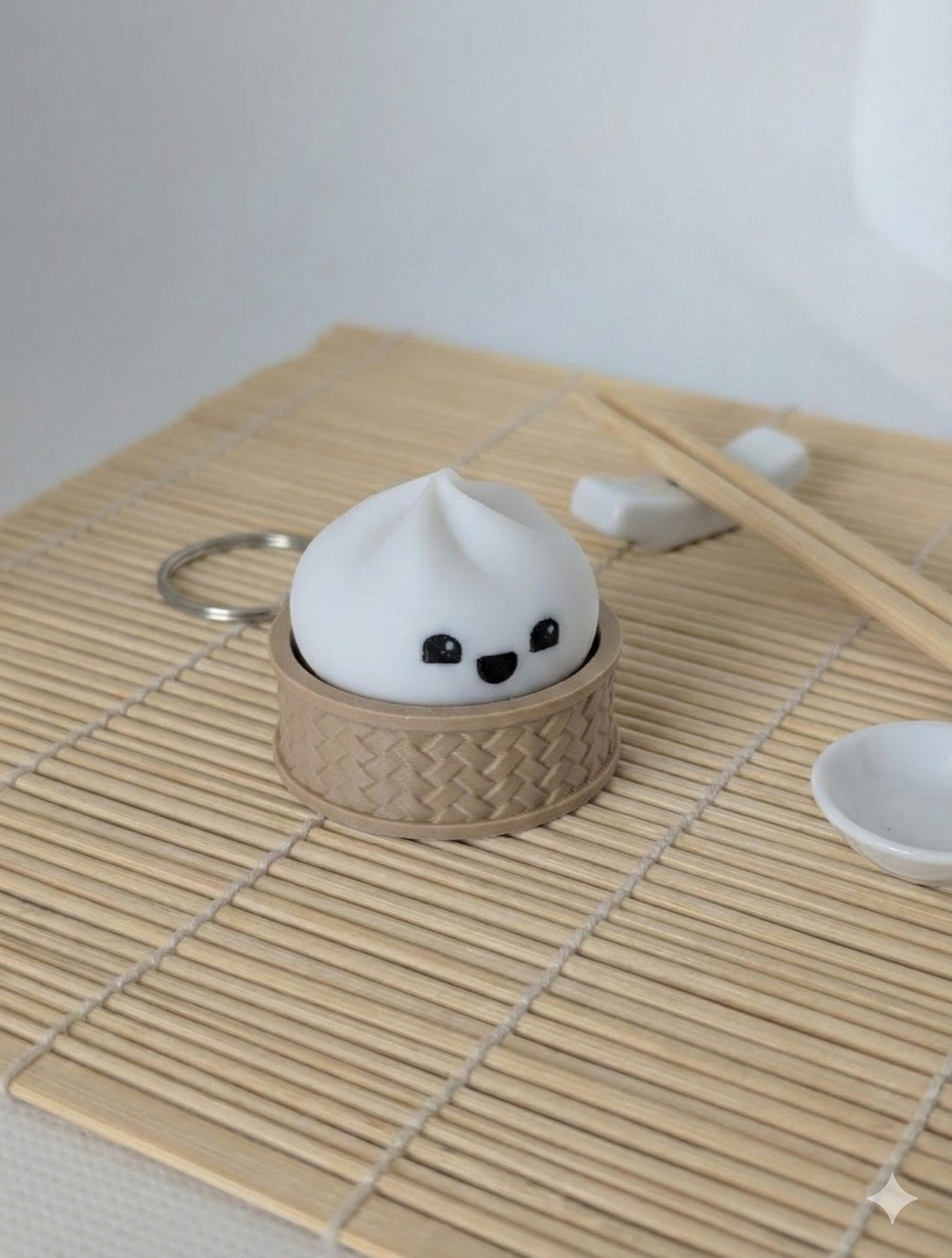 Custom Face Bao Bun Fidget Clicker Keychain • Silent or Clicky Switch ...