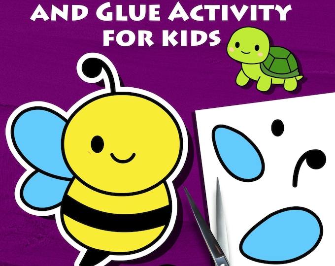 Build a Craft, Turtle Kids Printable Craft, Instant Download, Cut and ...