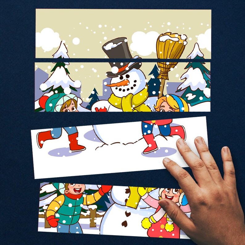 Cut and Assemble Activity for Kids, Printable Craft Puzzle (PDF) - Etsy